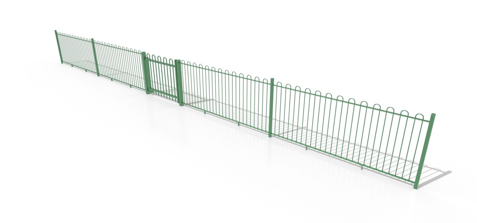 Metal Bow Top Fencing and Gate - Everyday Play